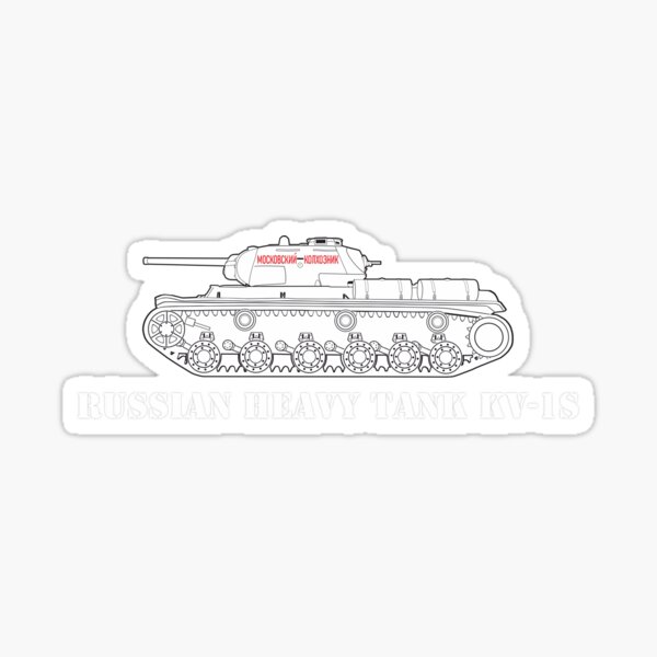 "I like tanks! Soviet heavy tank KV-1s" Sticker for Sale by FAawRay ...