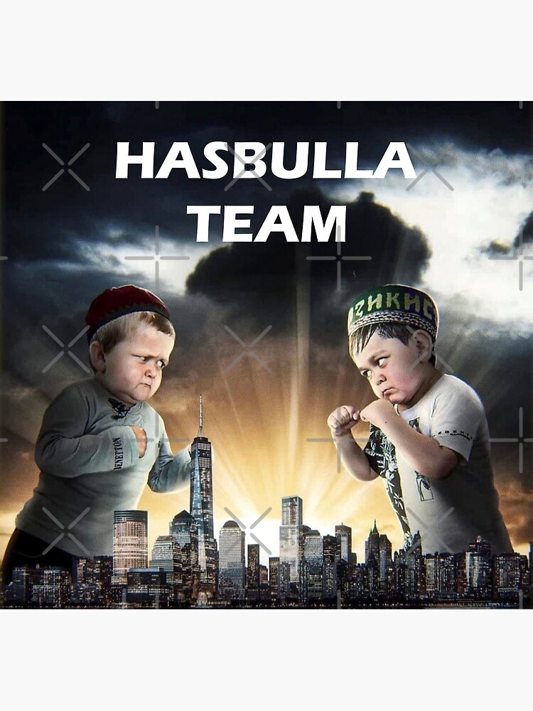 "Hasbulla Magomedov - Team MMA Hasbulla Fight Meme" Art Print by Zirrko ...