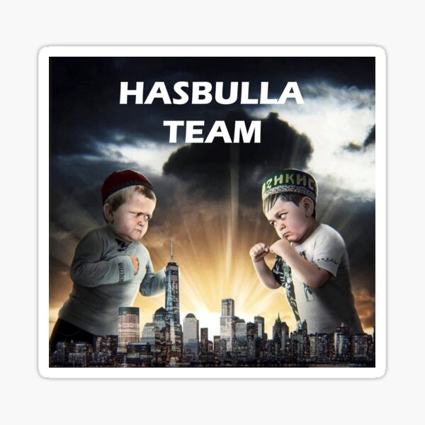 Pegatina «Hasbulla Magomedov - Team MMA Hasbulla Fight Meme» de Zirrko ...