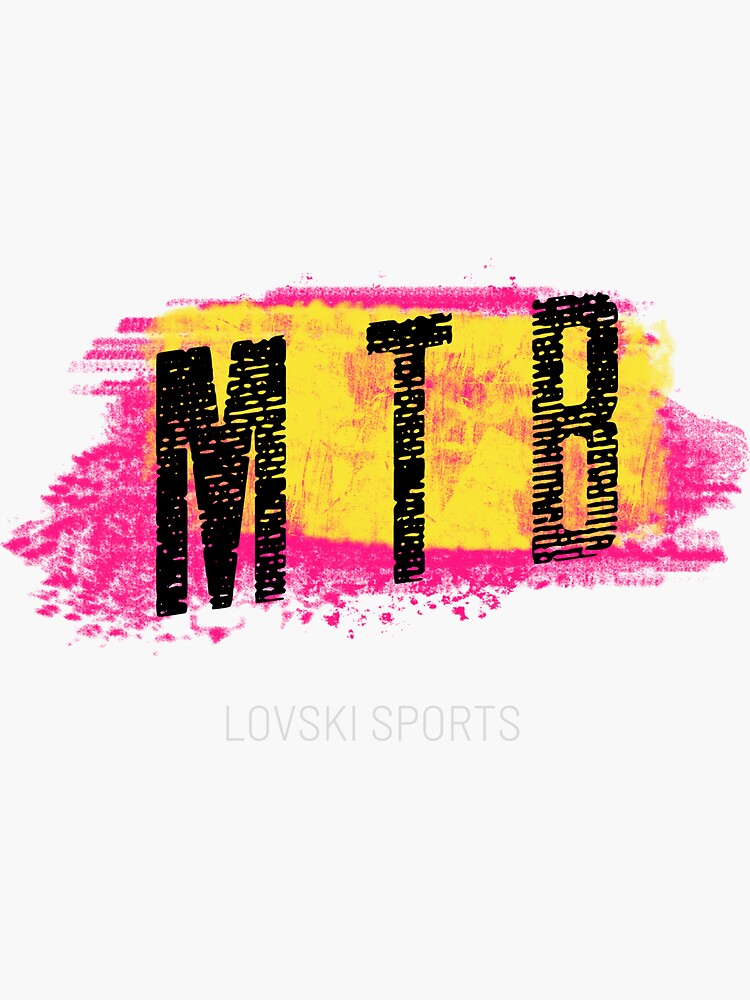 "MTB Life" Sticker for Sale by Lovski-Sports | Redbubble