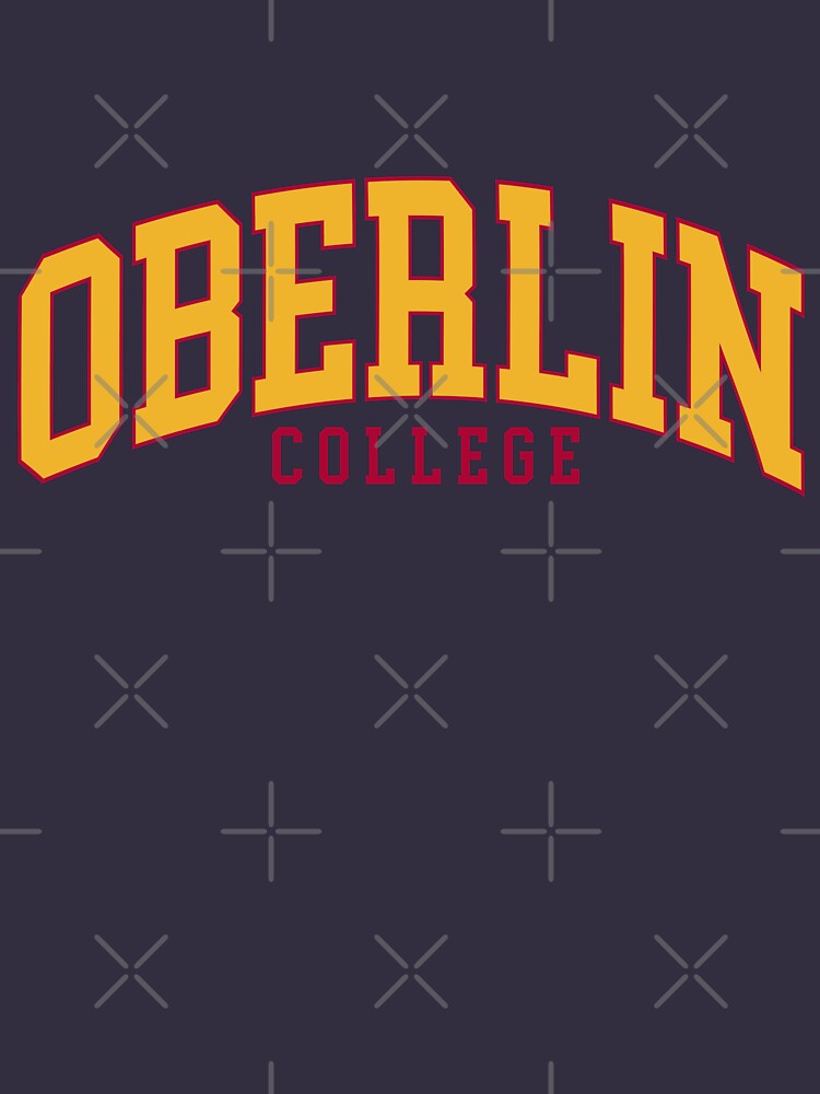 "oberlin - college font curved" T-shirt for Sale by scollegestuff ...