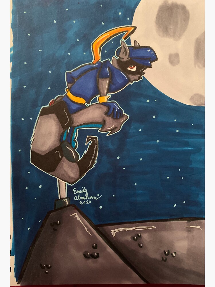 "Sly Cooper" Sticker by HonestitisAbe | Redbubble