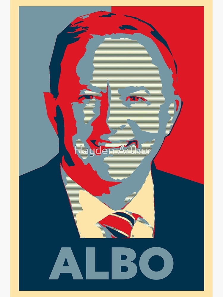 "ALBO (Anthony Albanese Australian 2021 Election)" Poster for Sale by ...