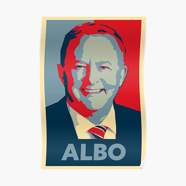 "ALBO (Anthony Albanese Australian 2021 Election)" Poster for Sale by ...
