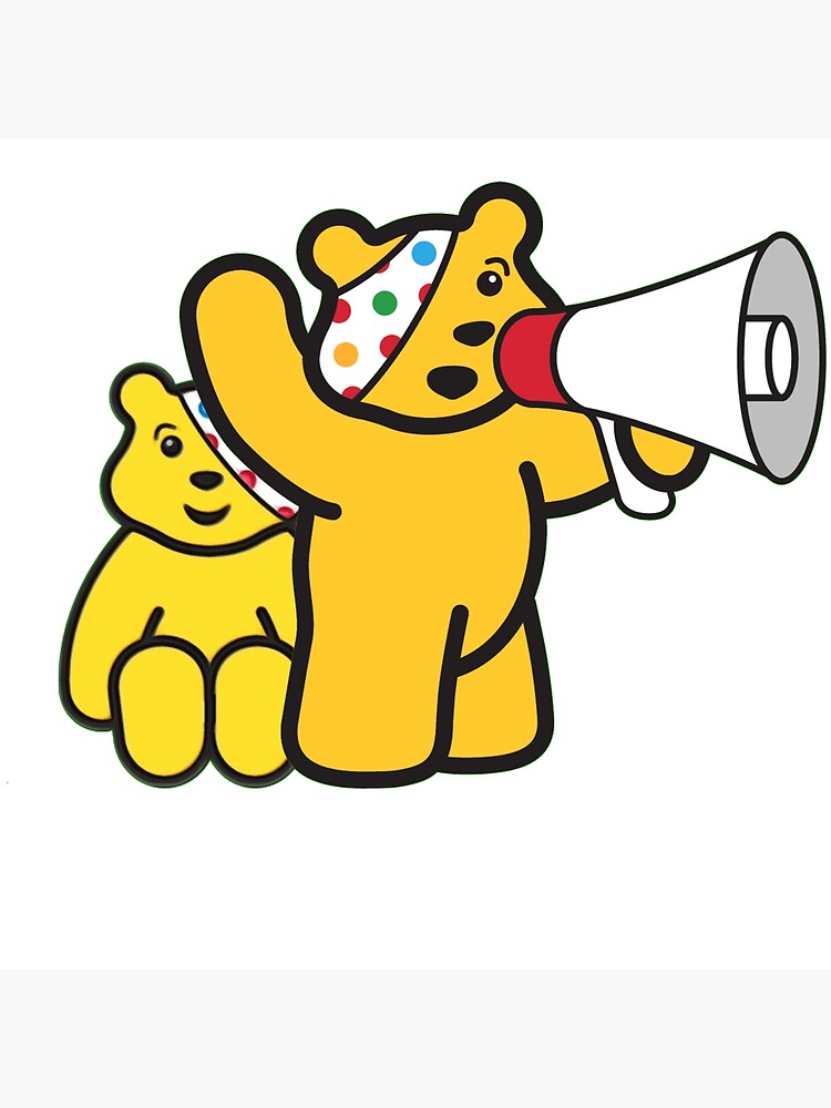Super Pudsey Logo Join The Fun For Pudsey Bear On Children In Need Day