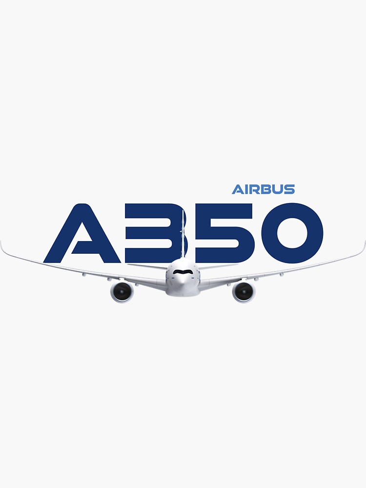 "Airbus A350" Sticker by Eng-AKR | Redbubble