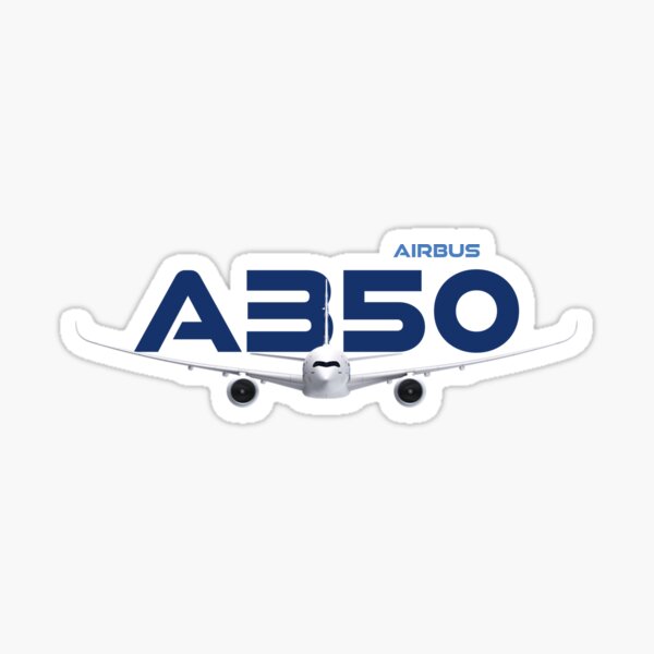 "Airbus A350" Sticker by Eng-AKR | Redbubble