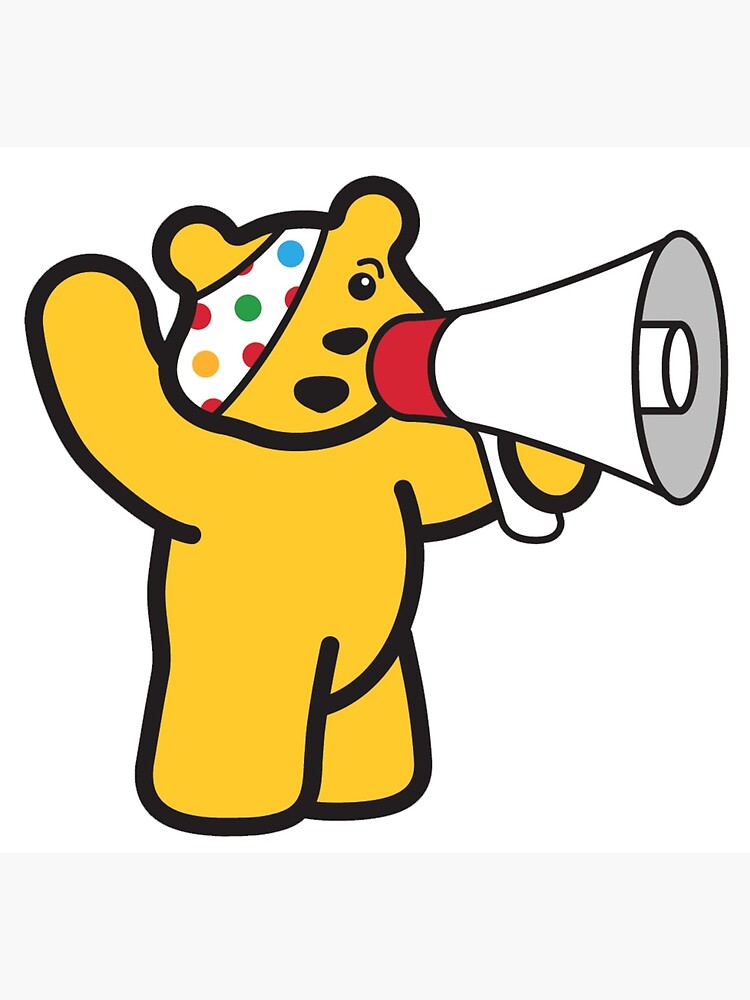 " Pudsey Bear - Children in Need - Made In Pudsey -Pudsey Bear" Metal ...