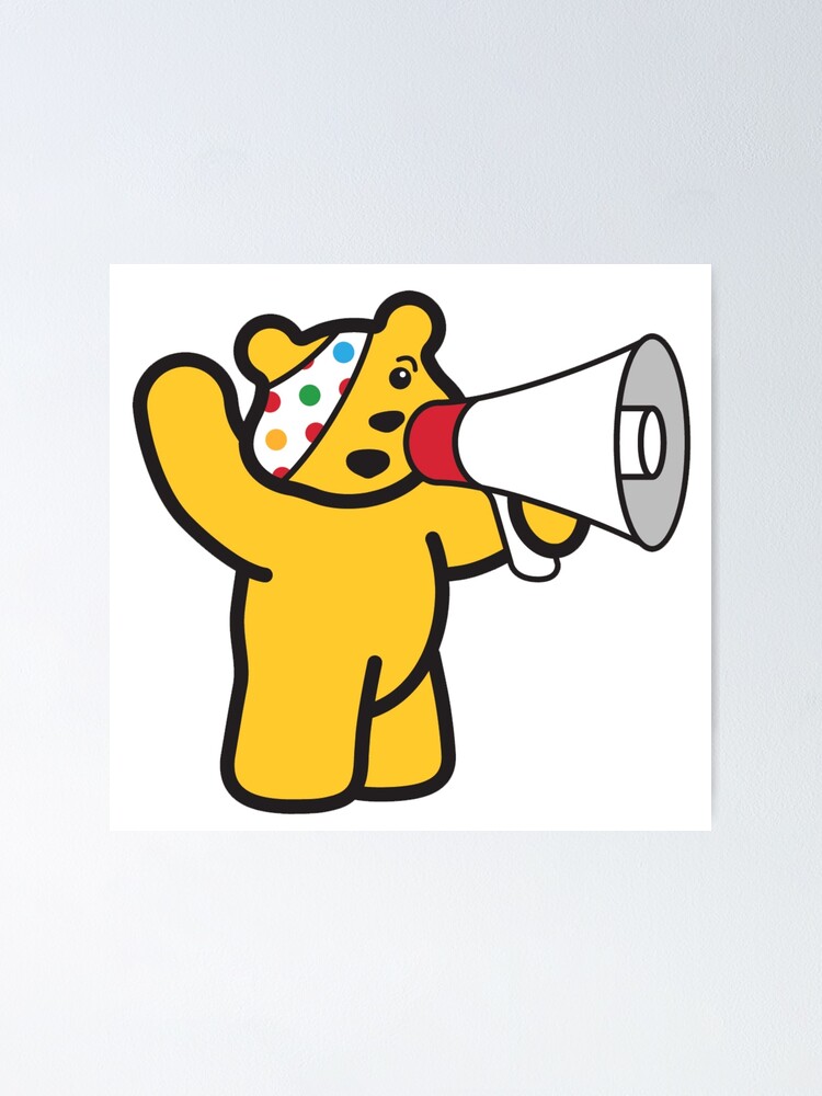 " Pudsey Bear - Children in Need - Made In Pudsey -Pudsey Bear" Poster ...