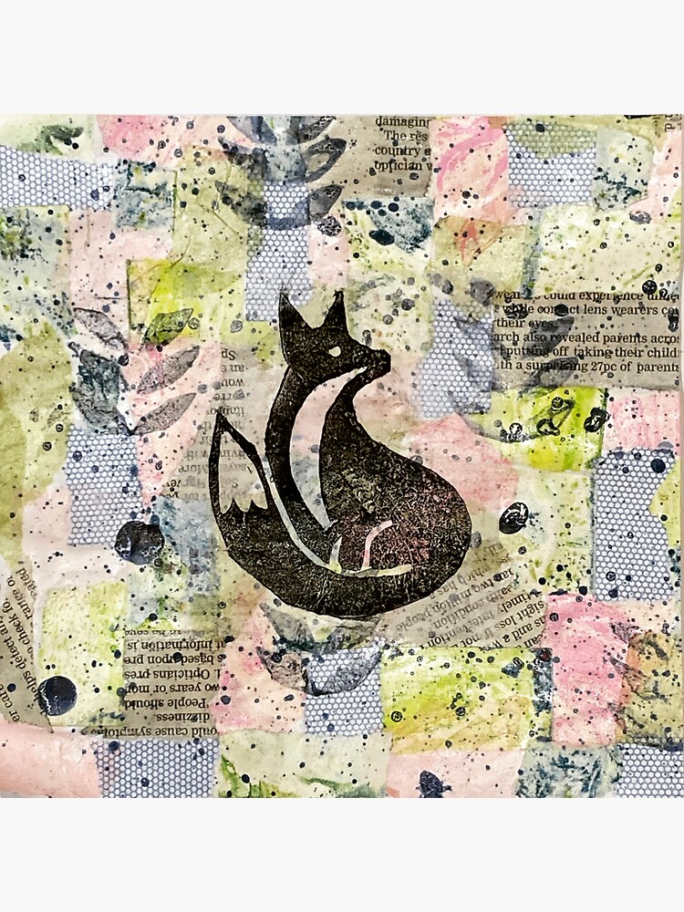 "Botanical Fox" Sticker for Sale by Hollys-Prints | Redbubble