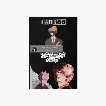 "Ranboo " Art Board Print by PabloPatterns | Redbubble