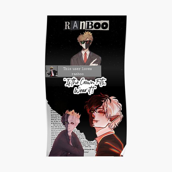 "Ranboo " Poster by PabloPatterns | Redbubble