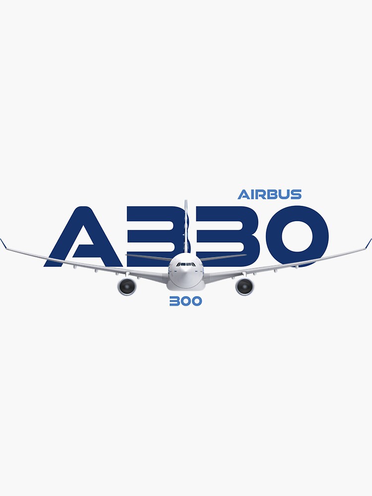 "Airbus A330-300" Sticker for Sale by Eng-AKR | Redbubble