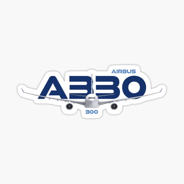 "Airbus A330-300" Sticker for Sale by Eng-AKR | Redbubble