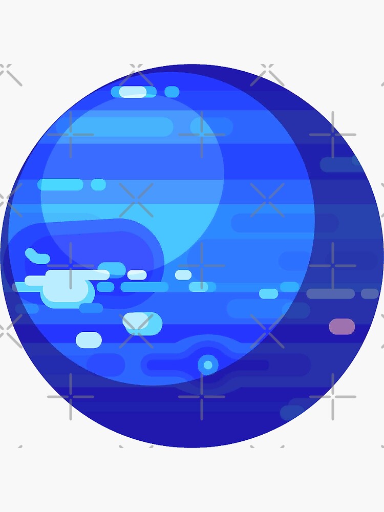 "Neptune" Sticker for Sale by blipskr | Redbubble