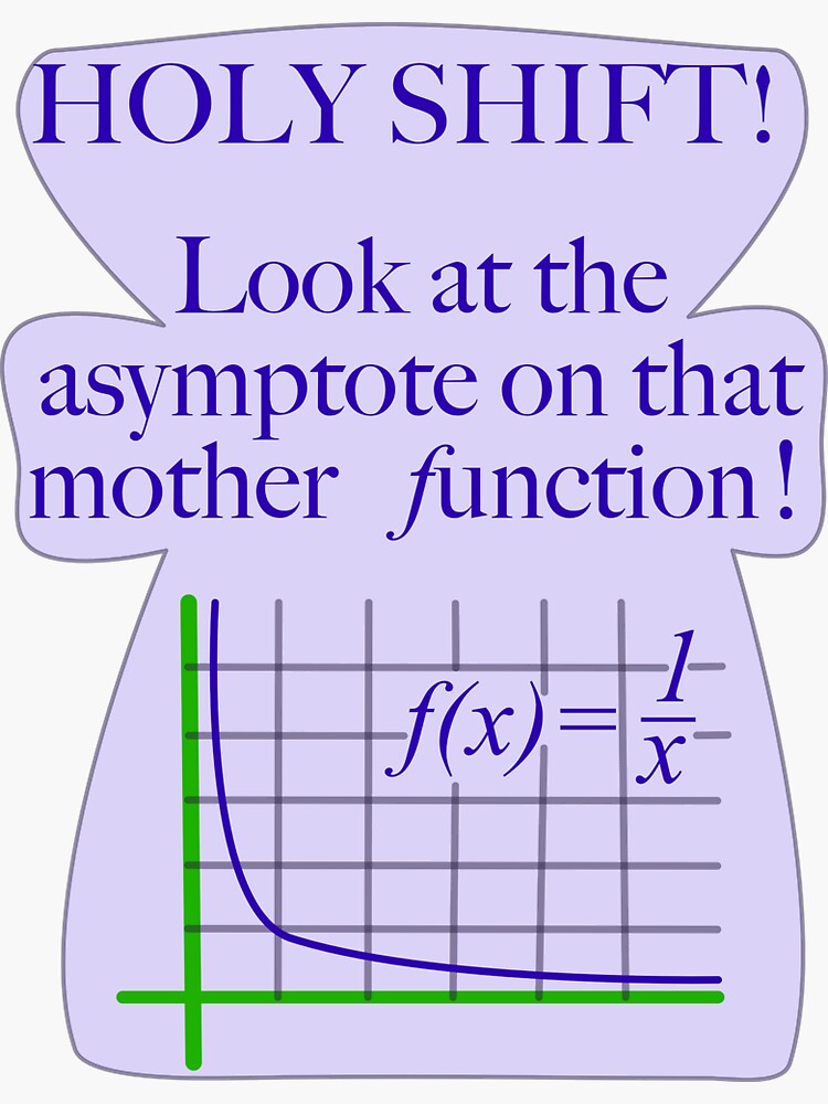 "Holy Shift!" Sticker for Sale by aribluestein | Redbubble