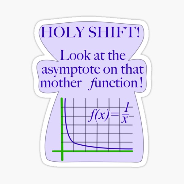"Holy Shift!" Sticker for Sale by aribluestein | Redbubble