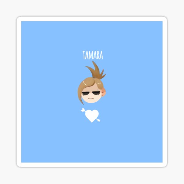 "TAMARA" Sticker for Sale by virginamerfv | Redbubble