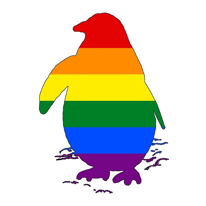 "Rainbow Penguin" by DelirusFurittus | Redbubble