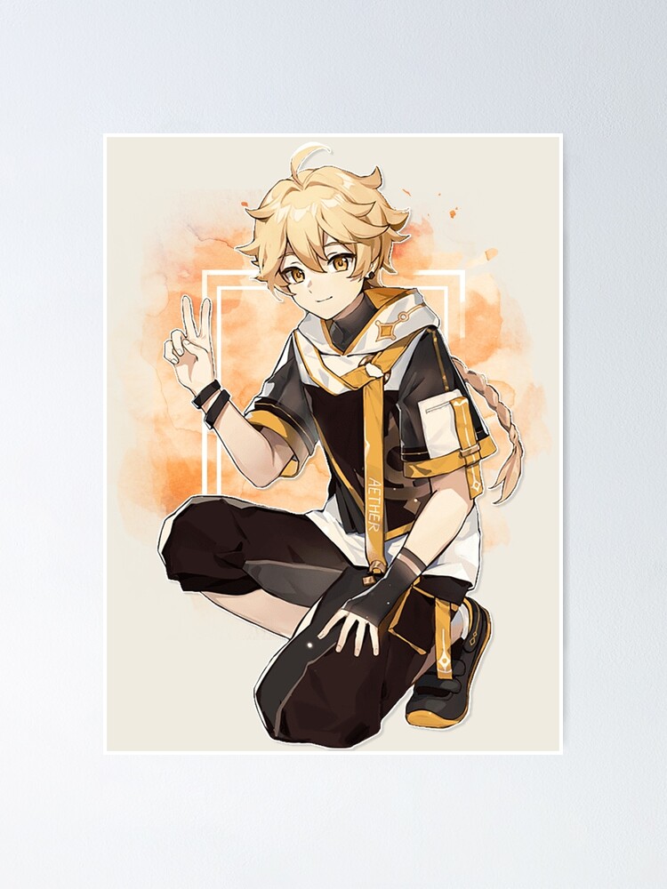 "Aether - Genshin Impact" Poster by persephonexx | Redbubble