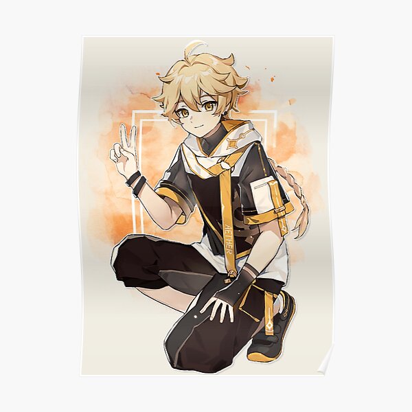 "Aether - Genshin Impact" Poster by persephonexx | Redbubble