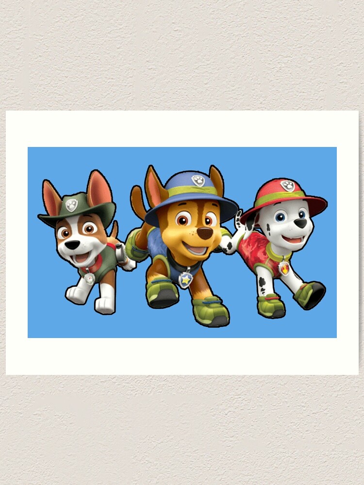 "Paw Patrol Crew" Art Print for Sale by VlajkoArtist | Redbubble
