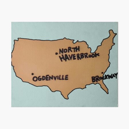 "monorail map, simpsons, Lyle Lanley, monorail, Brockway, Ogdenville ...