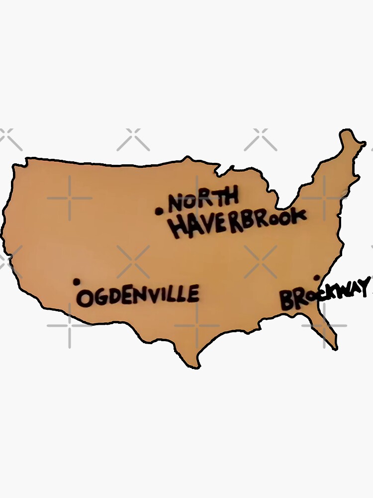 "monorail map, simpsons, Lyle Lanley, monorail, Brockway, Ogdenville ...