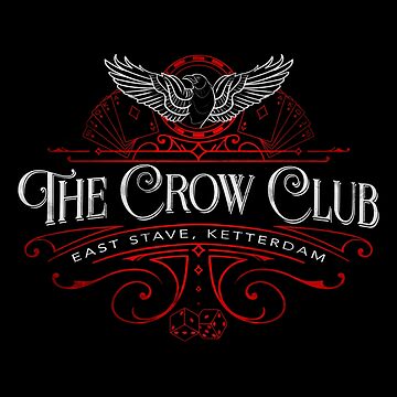 "The Crow Club" Sticker for Sale by captain-hooks | Redbubble