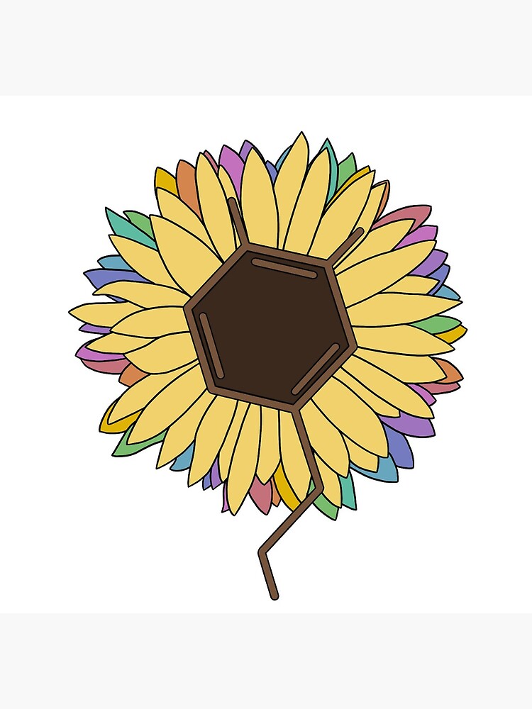 "ADHD Hidden Disability Sunflower" Poster by krewsonk | Redbubble