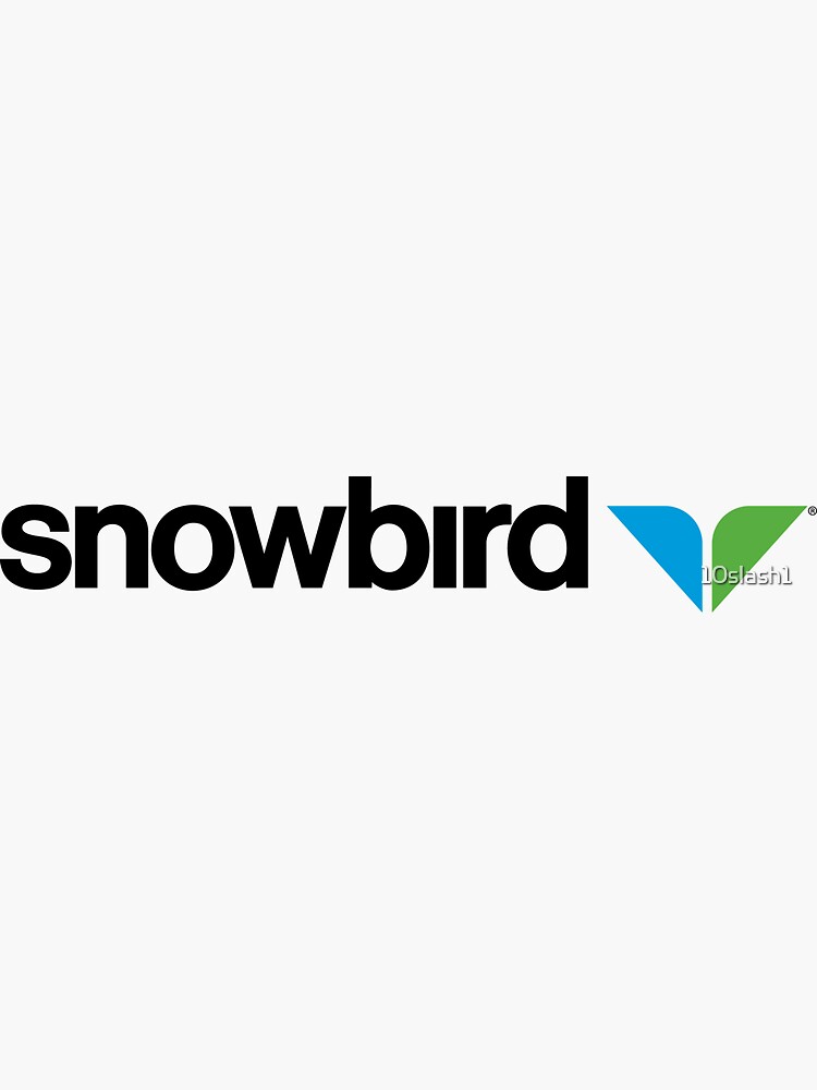 "Snowbird Resort, Utah" Sticker for Sale by 10slash1 | Redbubble