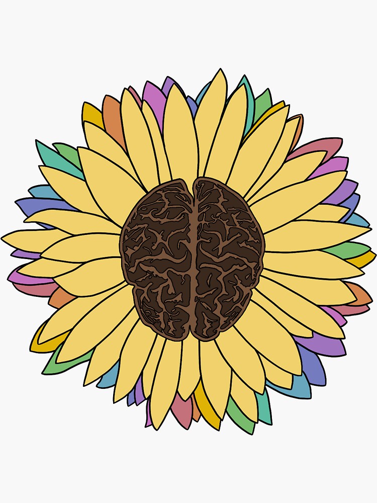 "Neurodiversity Hidden Disability Sunflower" Sticker for Sale by ...