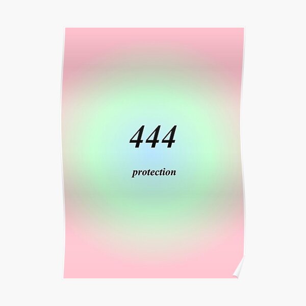 "444 poster" Poster by Bixchurse | Redbubble