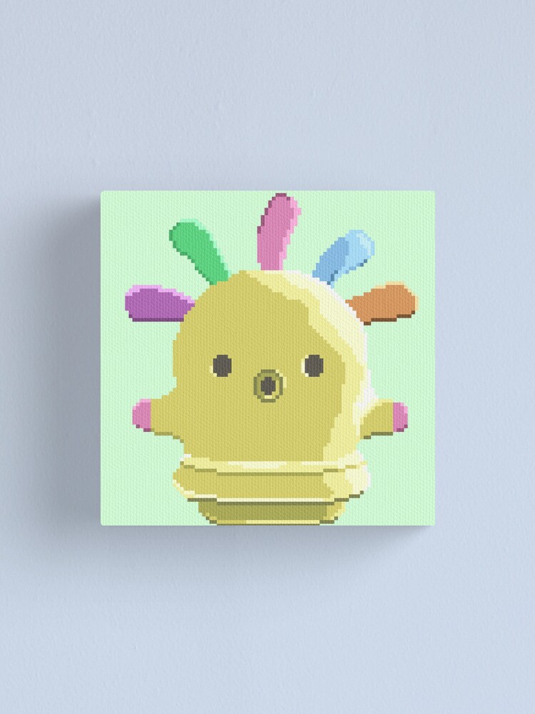 "squeakoid gyroid pixel art " Canvas Print by sezalilly | Redbubble