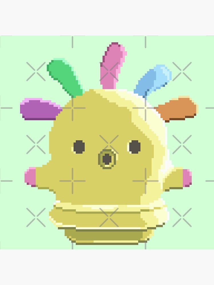 "squeakoid gyroid pixel art " Canvas Print by sezalilly | Redbubble