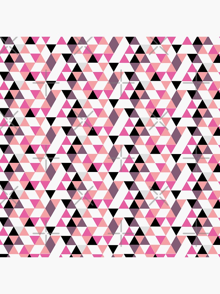 "Cool triangle shapes pattern V4" Sticker by Ayodesign1 | Redbubble