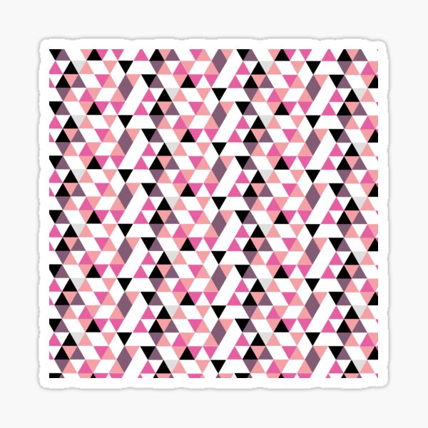 "Cool triangle shapes pattern V4" Sticker by Ayodesign1 | Redbubble
