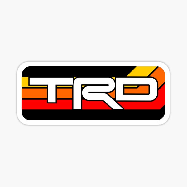 "TRD Heritgae Vintage logo" Sticker for Sale by FlatSixGraphics | Redbubble