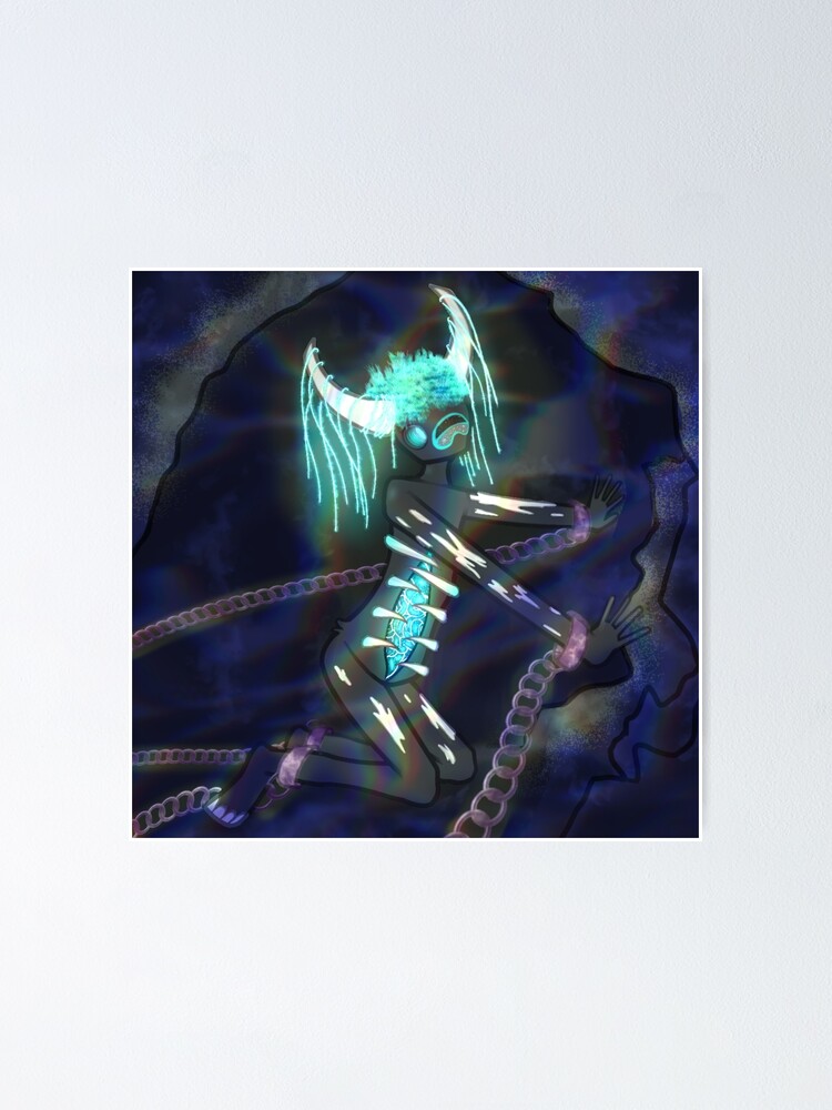 "Fanart of the Minecraft Warden" Poster for Sale by WolfineClaws ...