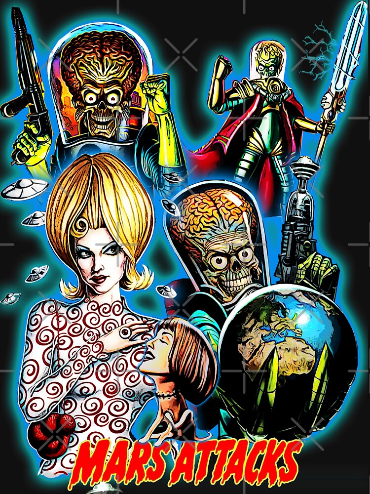 "Mars Attacks" Classic T-Shirt for Sale by American Artist | Redbubble