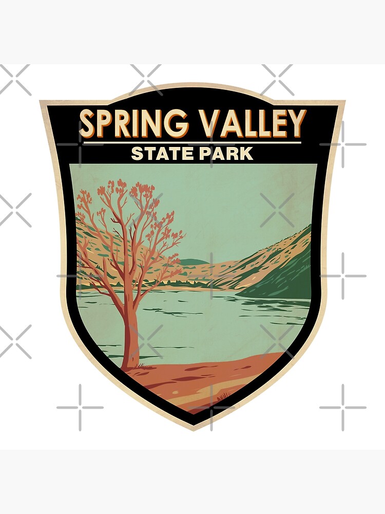 "Spring Valley State Park Nevada Badge" Poster for Sale by ...