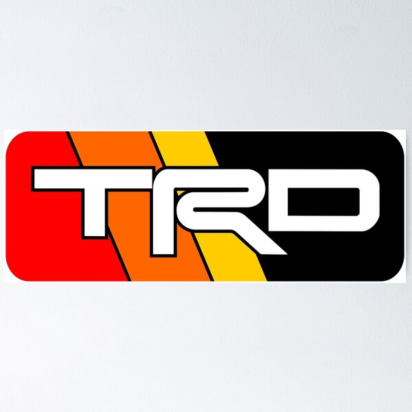 "TRD Heritage logo " Poster for Sale by FlatSixGraphics | Redbubble