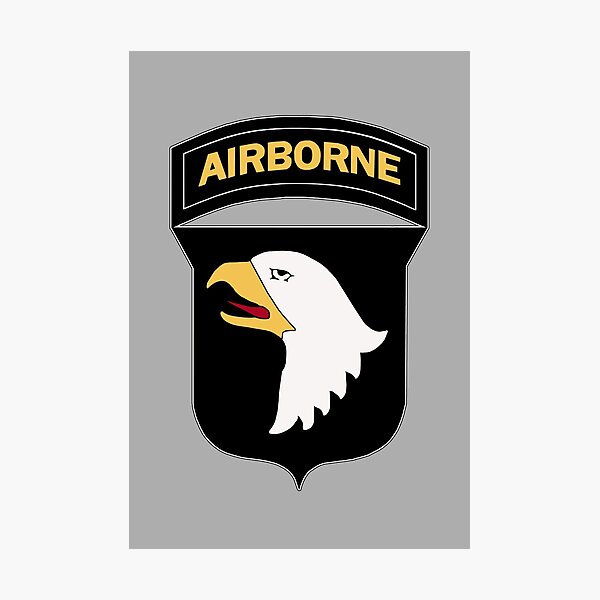"101st Airborne Division Insignia Logo" Photographic Print by Kalistela ...