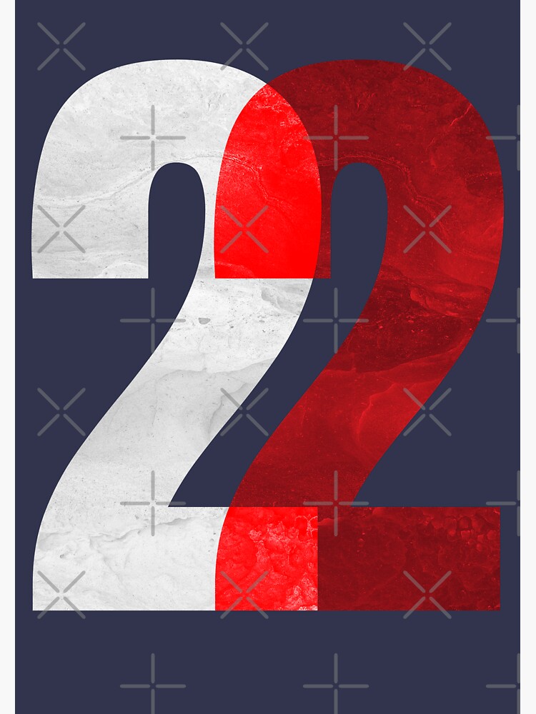 "22 Poster for 2022" Sticker for Sale by TeabreakType | Redbubble
