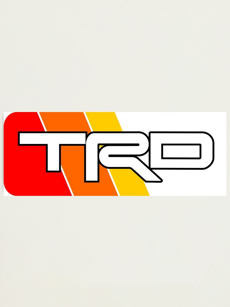 "TRD Heritage Vintage logo" Photographic Print by FlatSixGraphics ...
