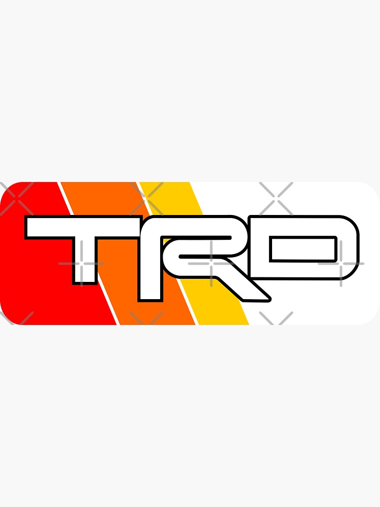 "TRD Heritage Vintage logo" Sticker for Sale by FlatSixGraphics | Redbubble