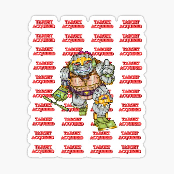 "TARGET ACQUIRED" Sticker for Sale by Powder | Redbubble