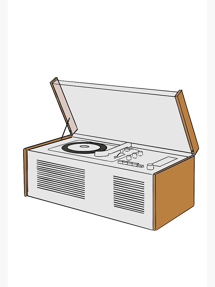 "Der SK6 von Dieter Rams für BRAUN" Fotodruck von Rosadraws | Redbubble