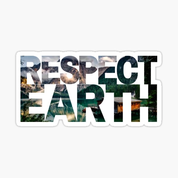 "Respect Earth 2 Lines Cabin on a Lake with Mountains and Forests ...