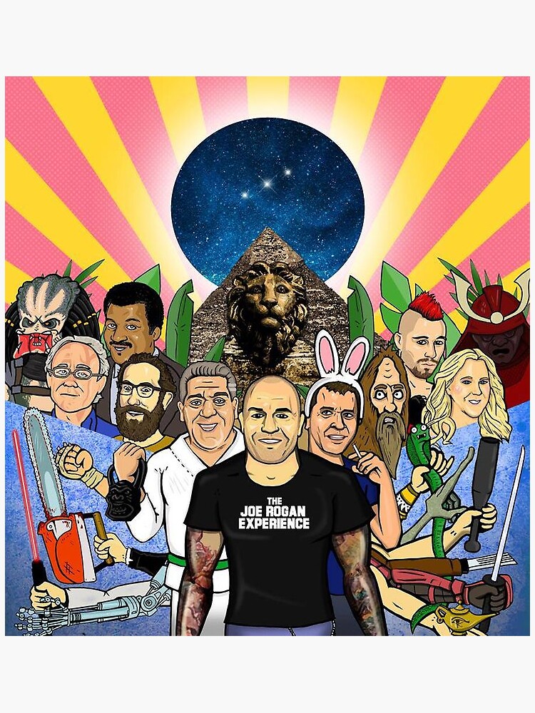 "JOE ROGAN & FRIENDS" Sticker for Sale by djandyw | Redbubble